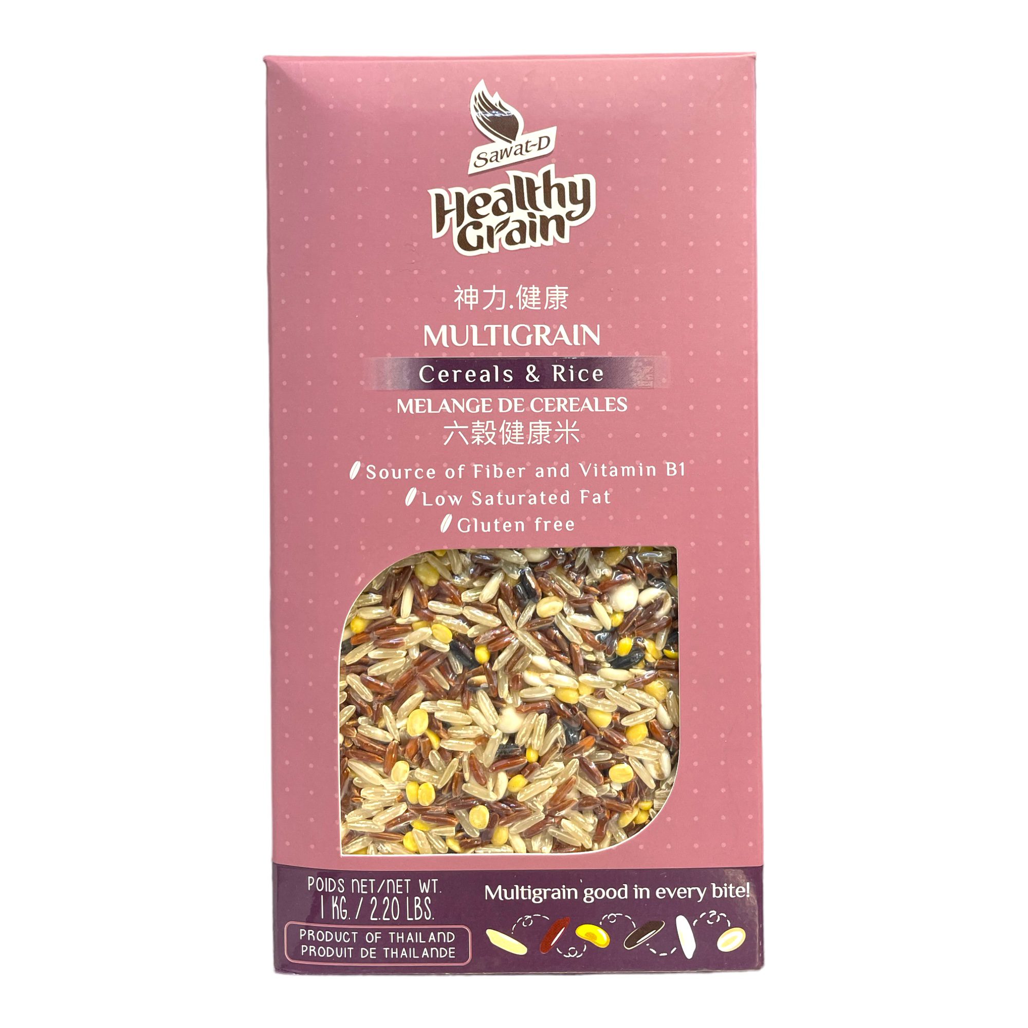 Multigrain (Cereals & rice) SAWAT-D 1kg - SpiceMart